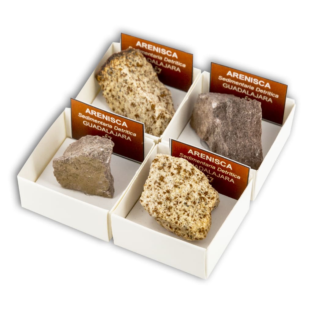 Arenisca en Cajita de Colección 4x4 cm – Colecciones de Minerales