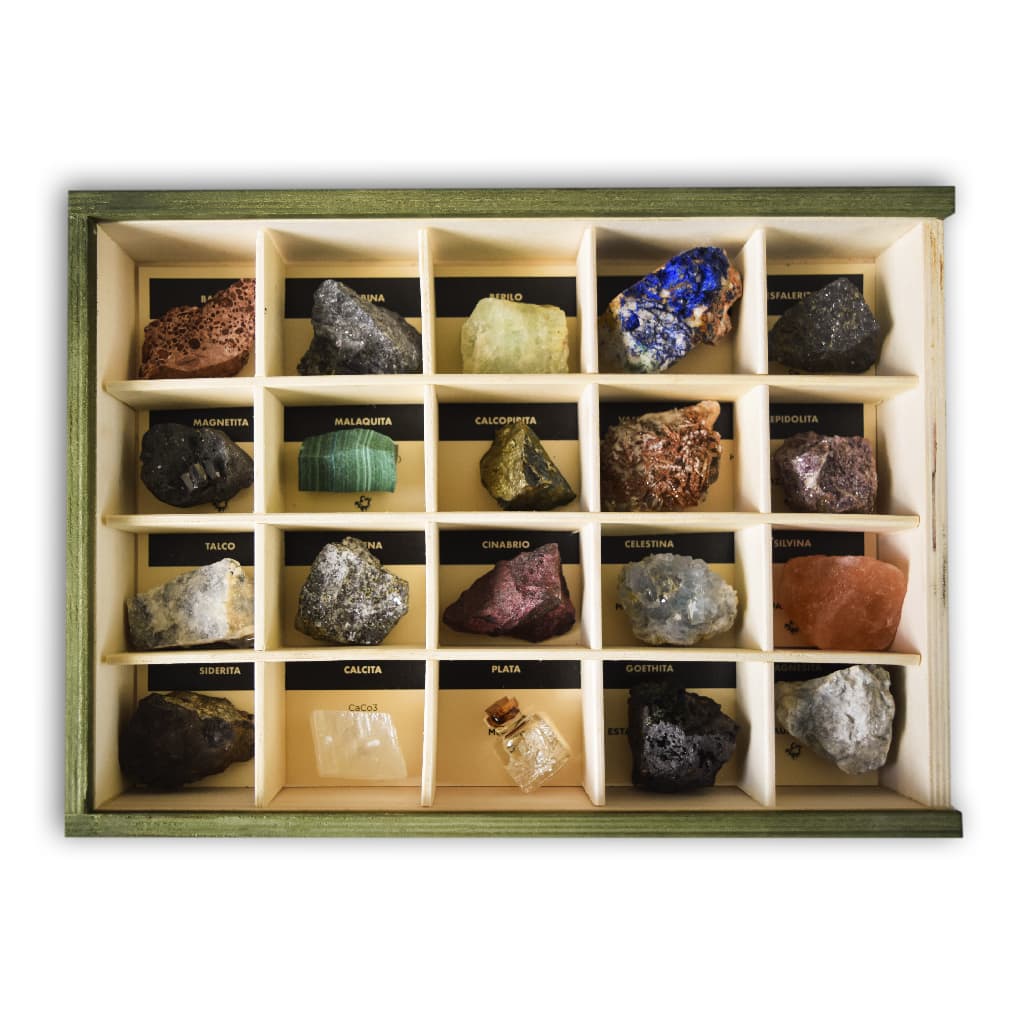 Collection of 20 Ore Minerals – Colecciones de Minerales
