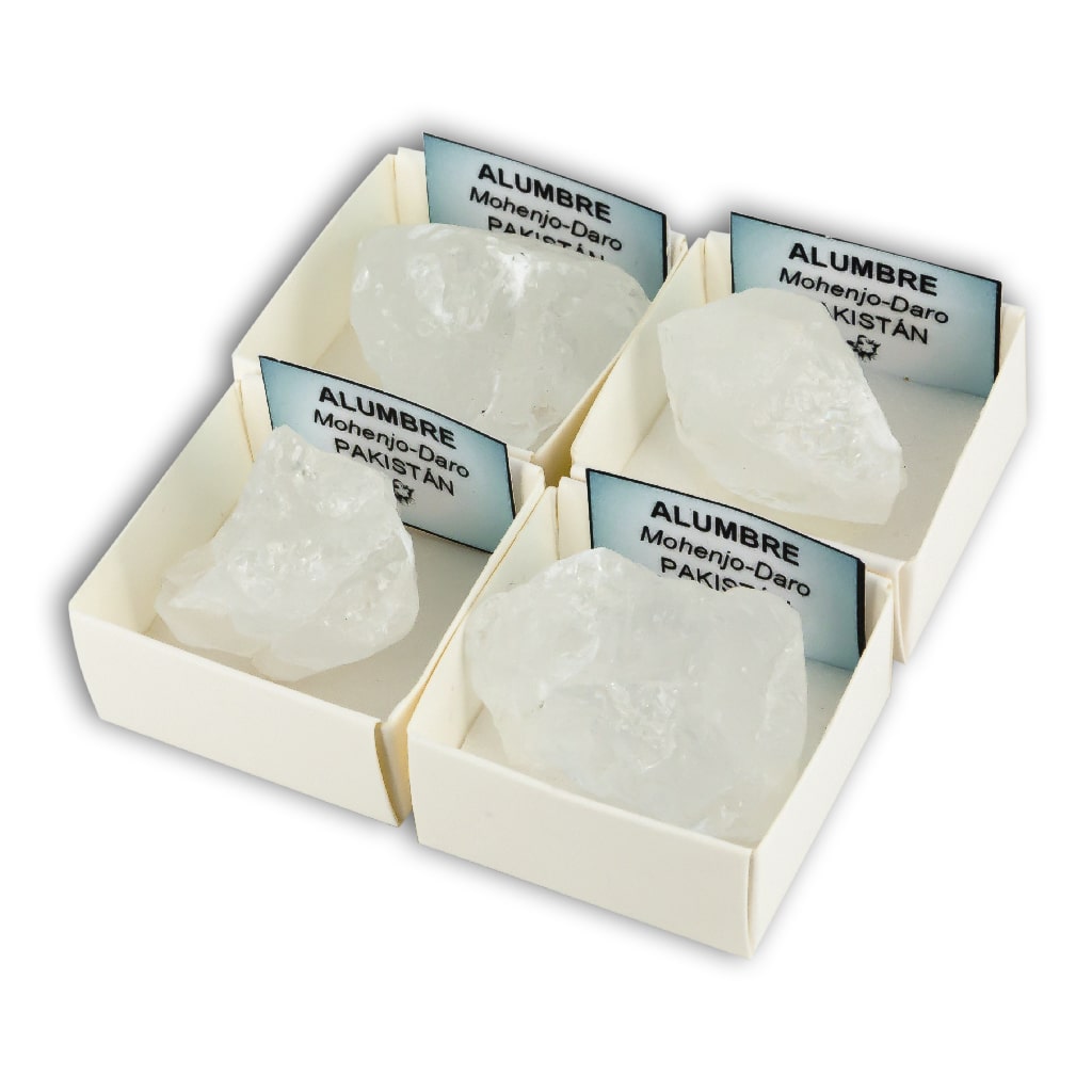 Alum in Collection Box 4x4 cm – Colecciones de Minerales