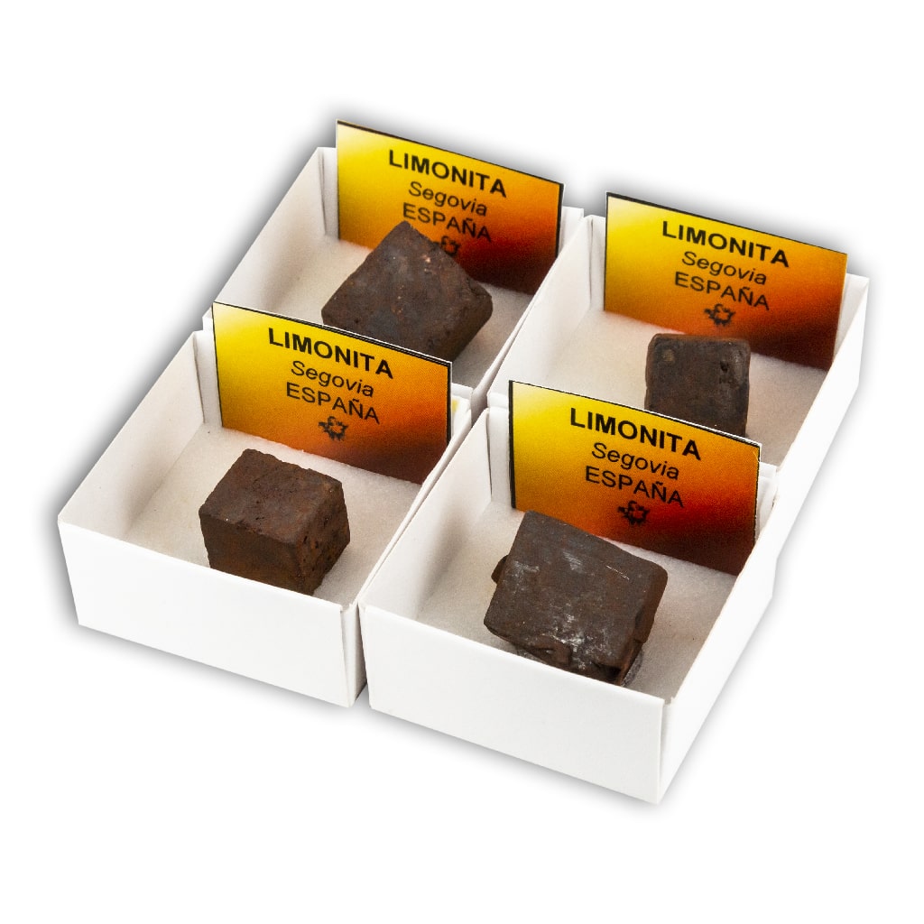 Limonita cristalizada en Cajita de Colección 4x4 cm – Colecciones de ...